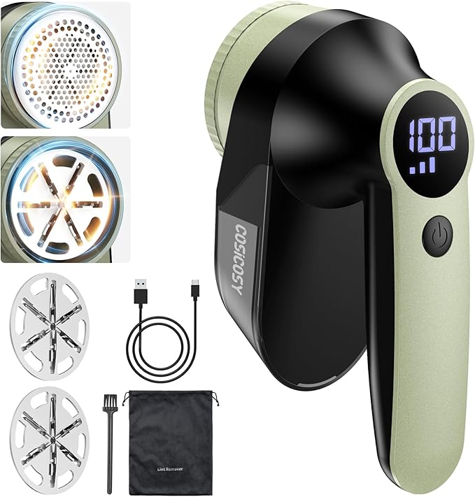 Amazon.com: Fabric Shaver Rechargeable, Cosicosy Electric Lint Remover ...