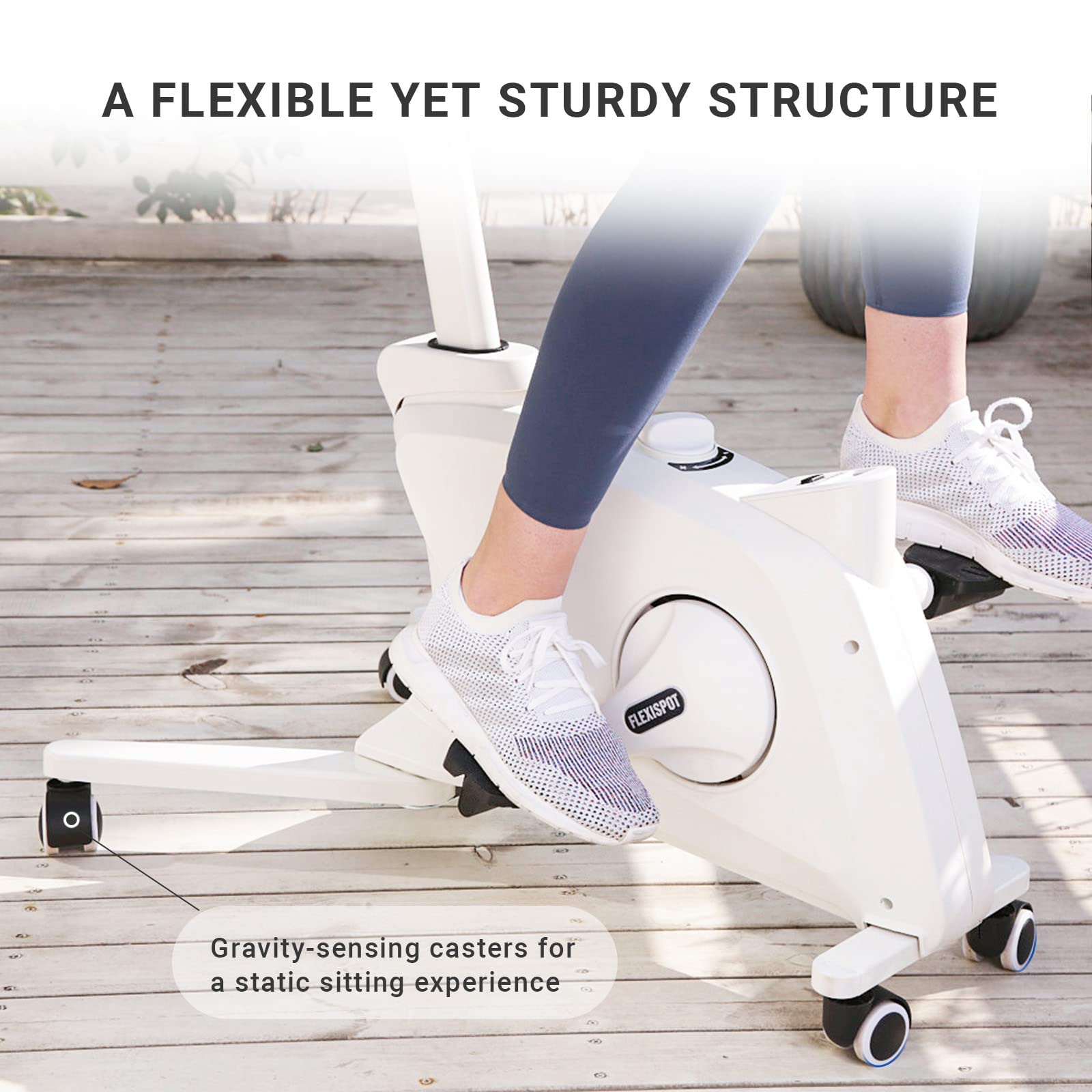 Snapklik.com : FLEXISPOT Under Desk Bike Pedal Exerciser, 2-in-1 ...