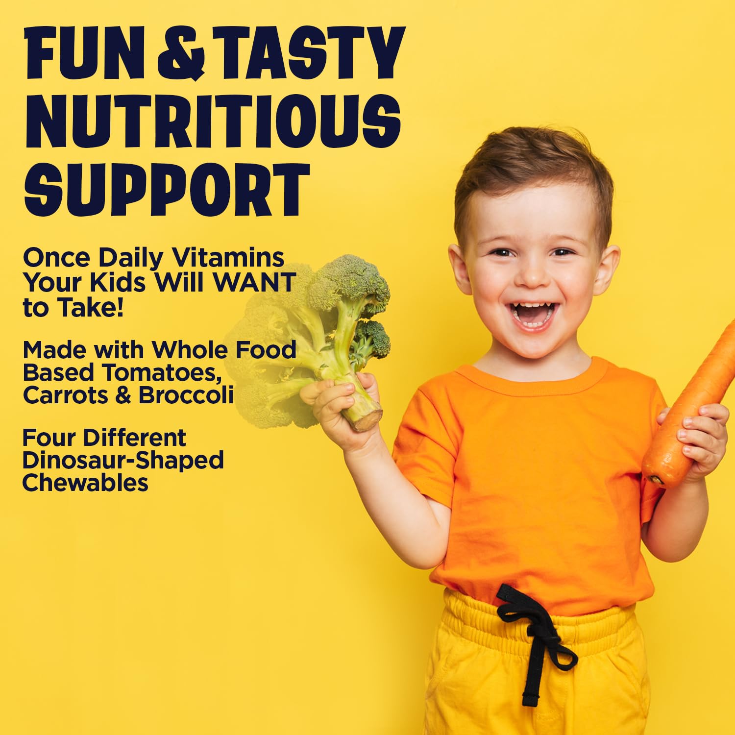 Snapklik.com : MultiSaurus Kids Chewable Multivitamins, 11 Essential ...