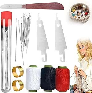 Whimsyard Sewing Kit, Big Eye Steel Sewing Needles Kit (1 PC) : Amazon ...