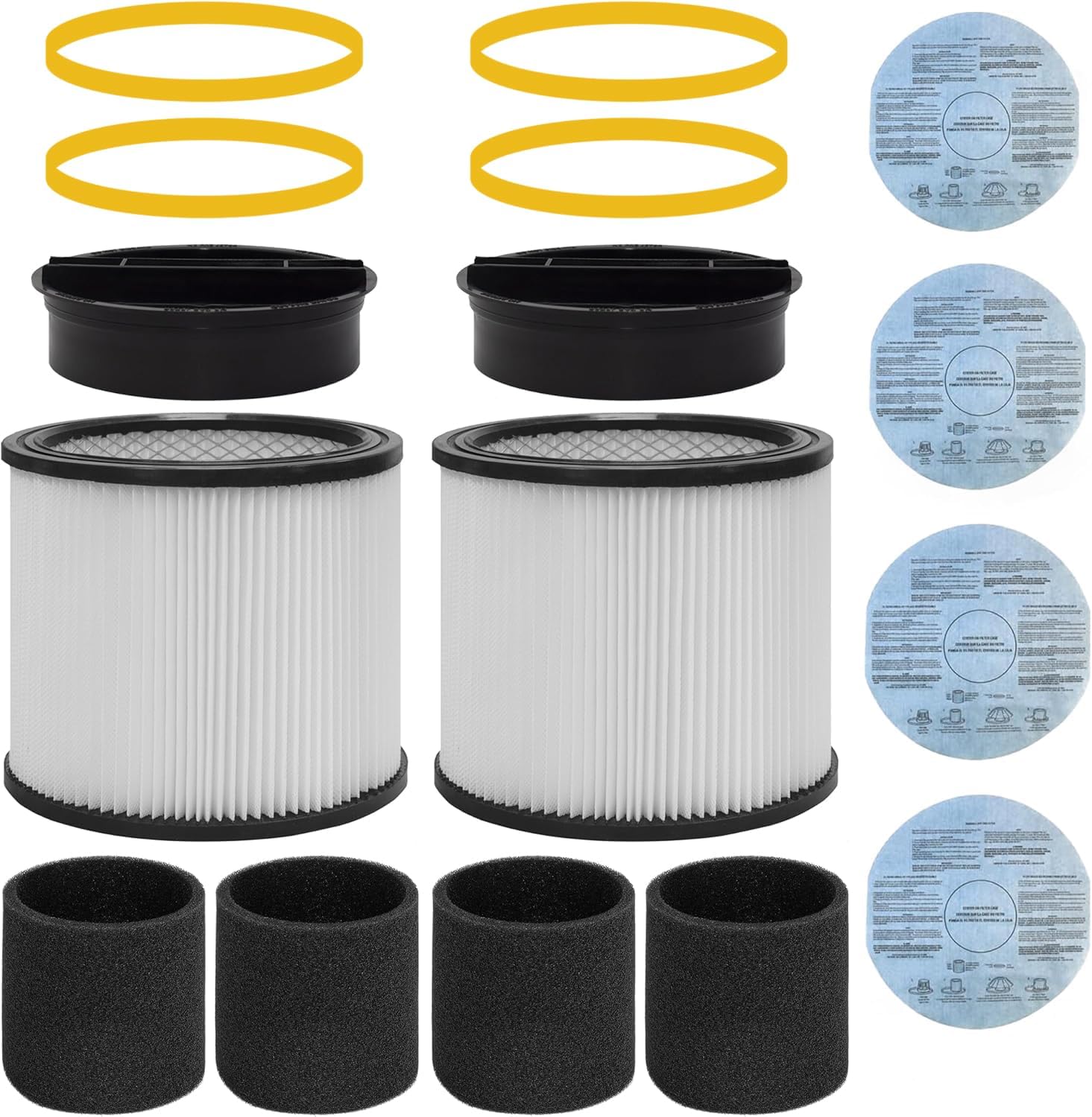 Asheviller 90304 Replacement Filter with Lid, Compatible with Shop-Vac ...