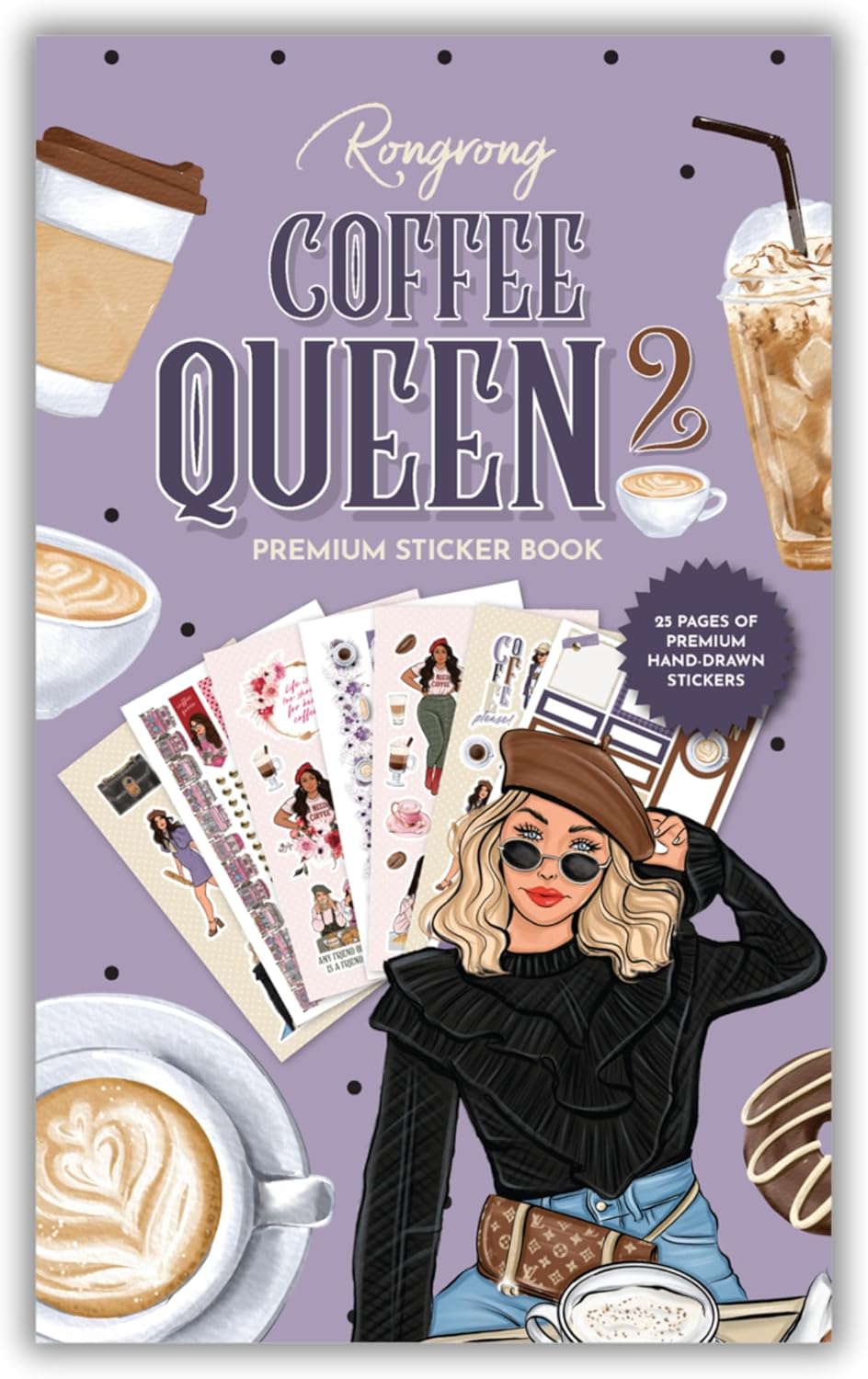 Amazon.com: Rongrong Coffee Planner Stickers Book 2 for Planners ...