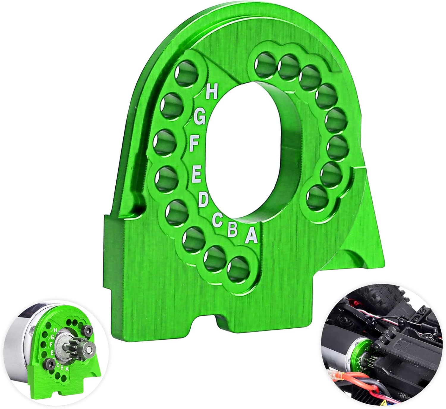 Amazon.com: Hobbypark Aluminum Motor Mount Plate for Traxxas TRX4 Motor ...