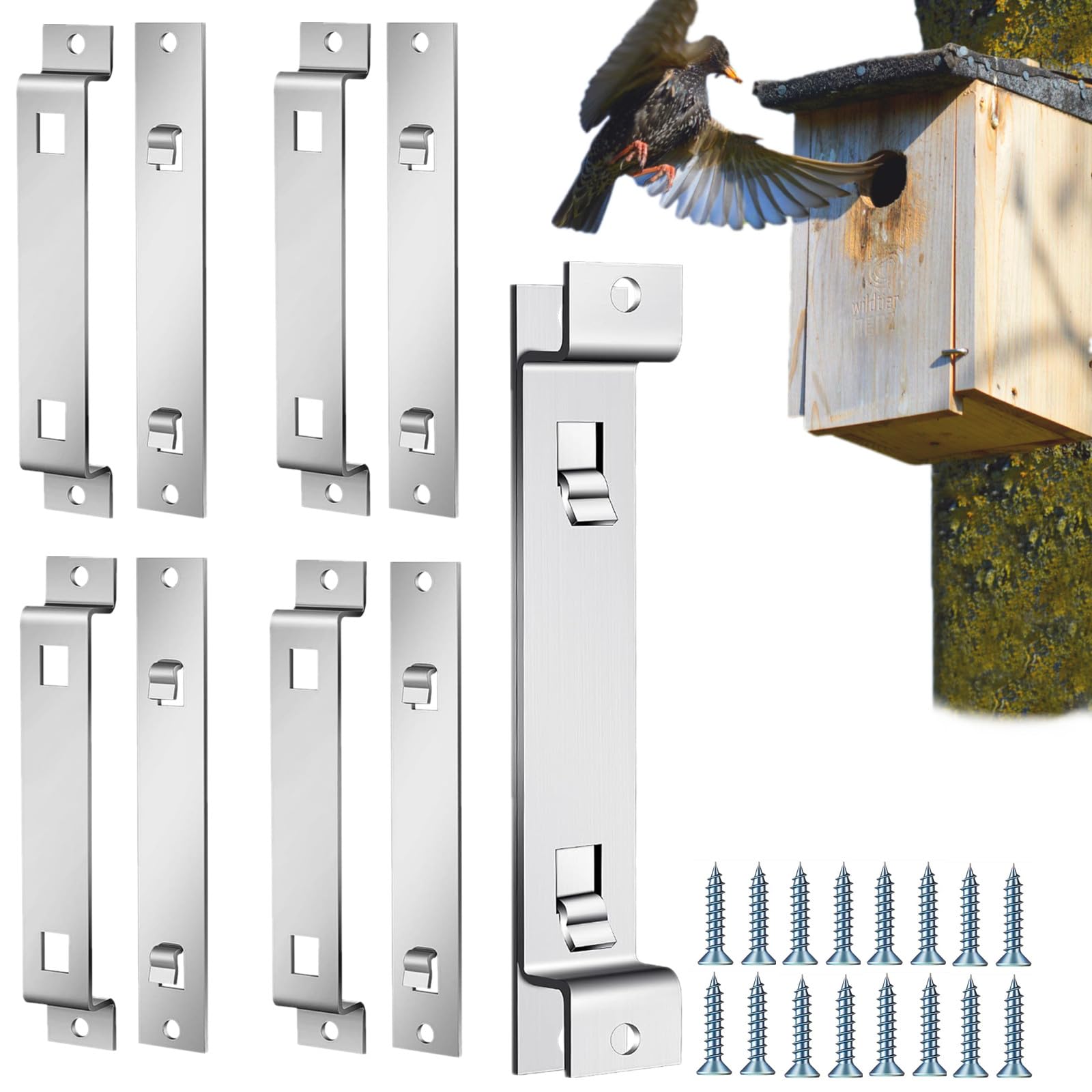 Amazon.com: Outdoor Bird House Hanger Bracket, GS Alderaul 2 Sets Bird ...