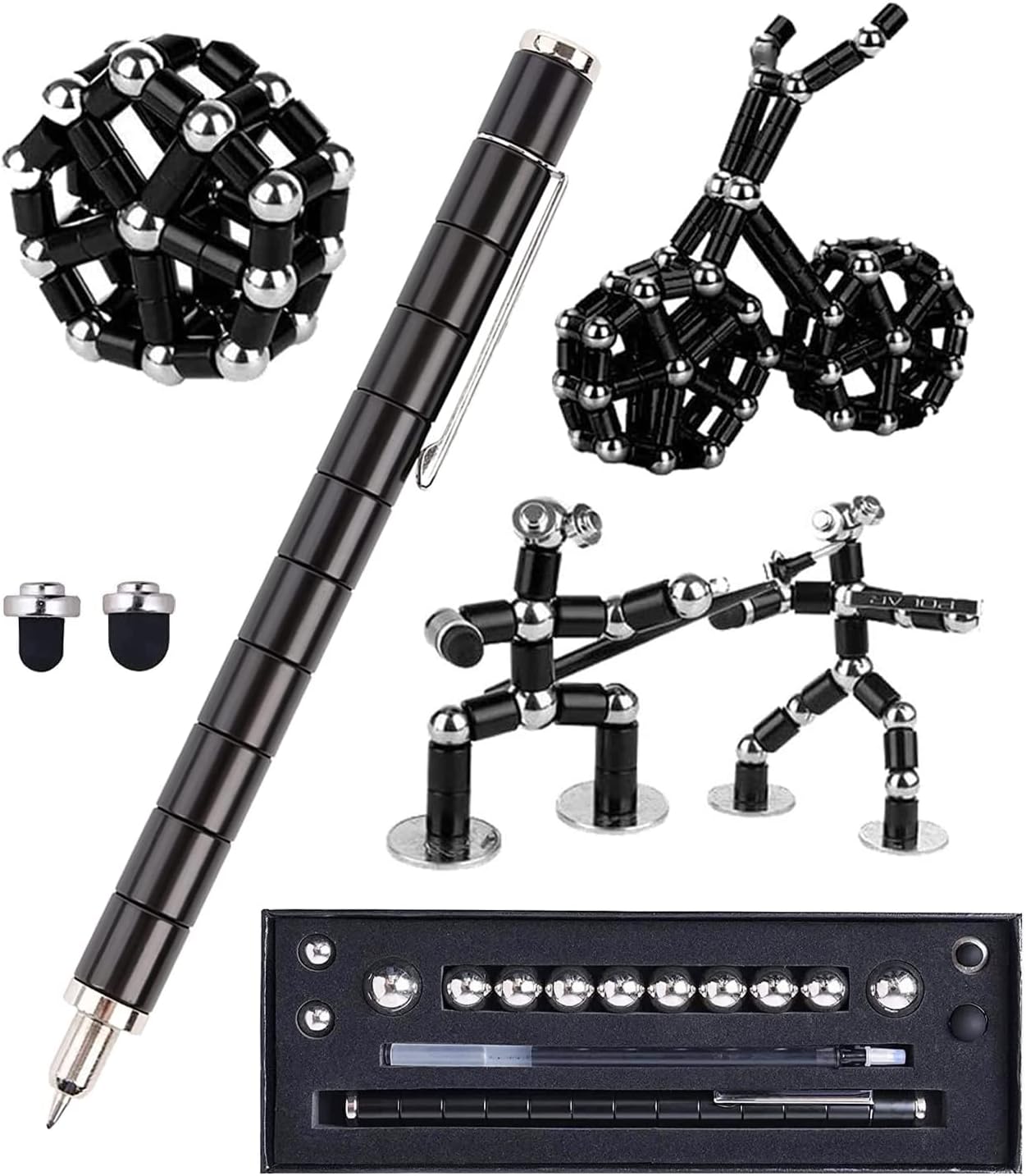 Amazon.com: Fidget Pen Decompression Magnetic Metal Pen, Toy Pen ...