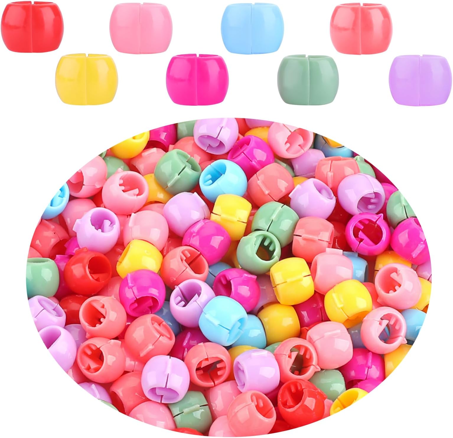 Amazon.com : Lusofie 100pcs Mini Hair Clips, Rainbow Hair Claw Clips ...