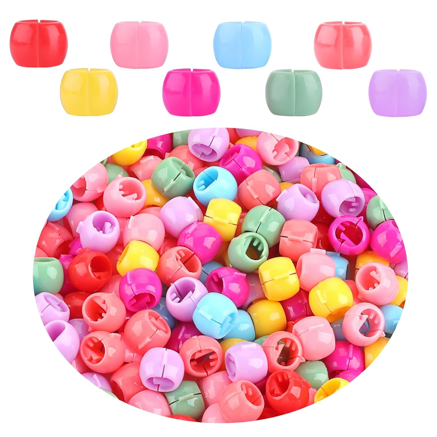 Amazon.com : Lusofie 100pcs Mini Hair Clips, Rainbow Hair Claw Clips ...