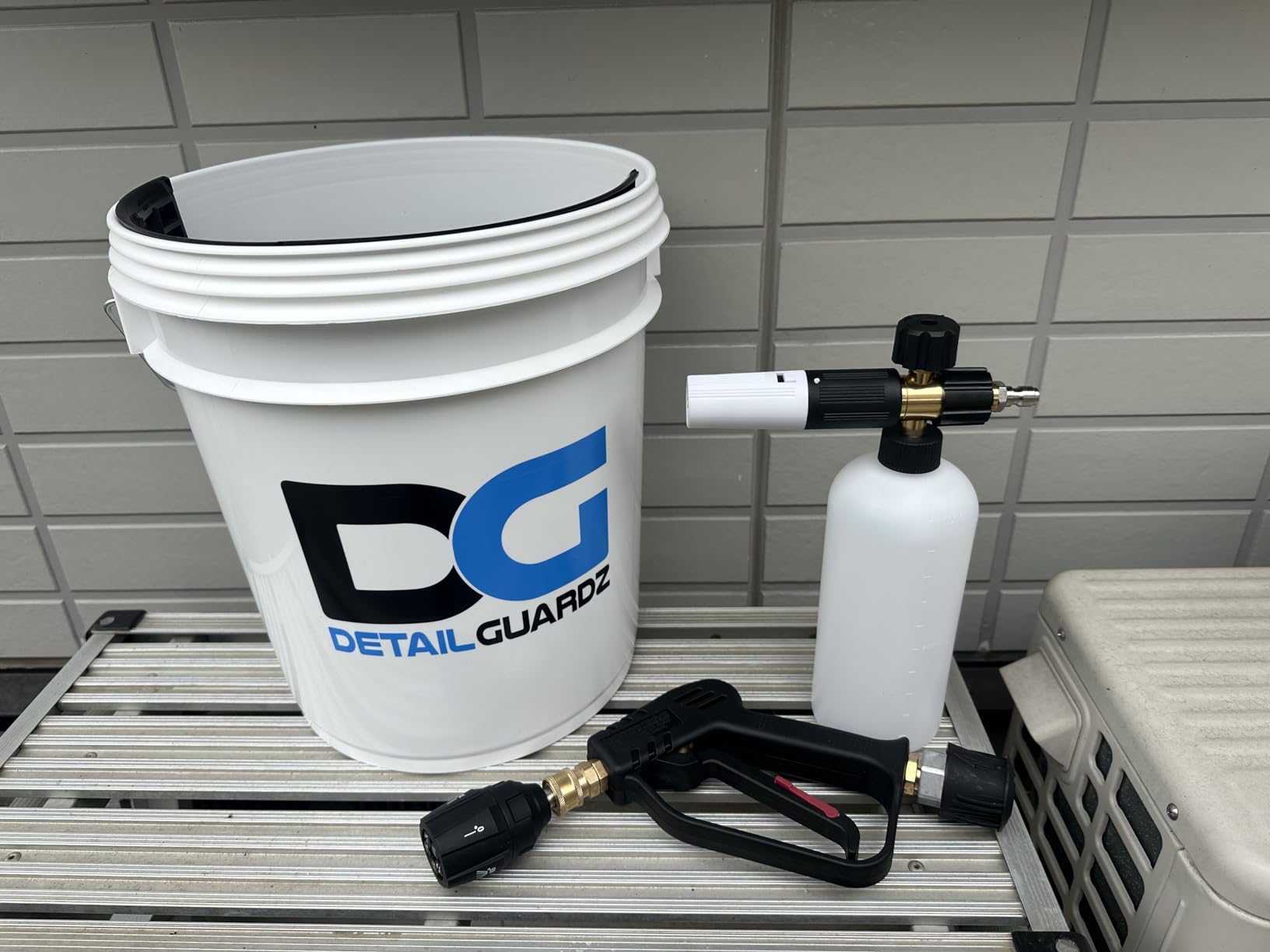 Amazon.co.jp: EDGE SHINE 泡洗車 コンプリートセット ケルヒャー専用 ショートガンPRO & フォームガンEX 5段階 ...