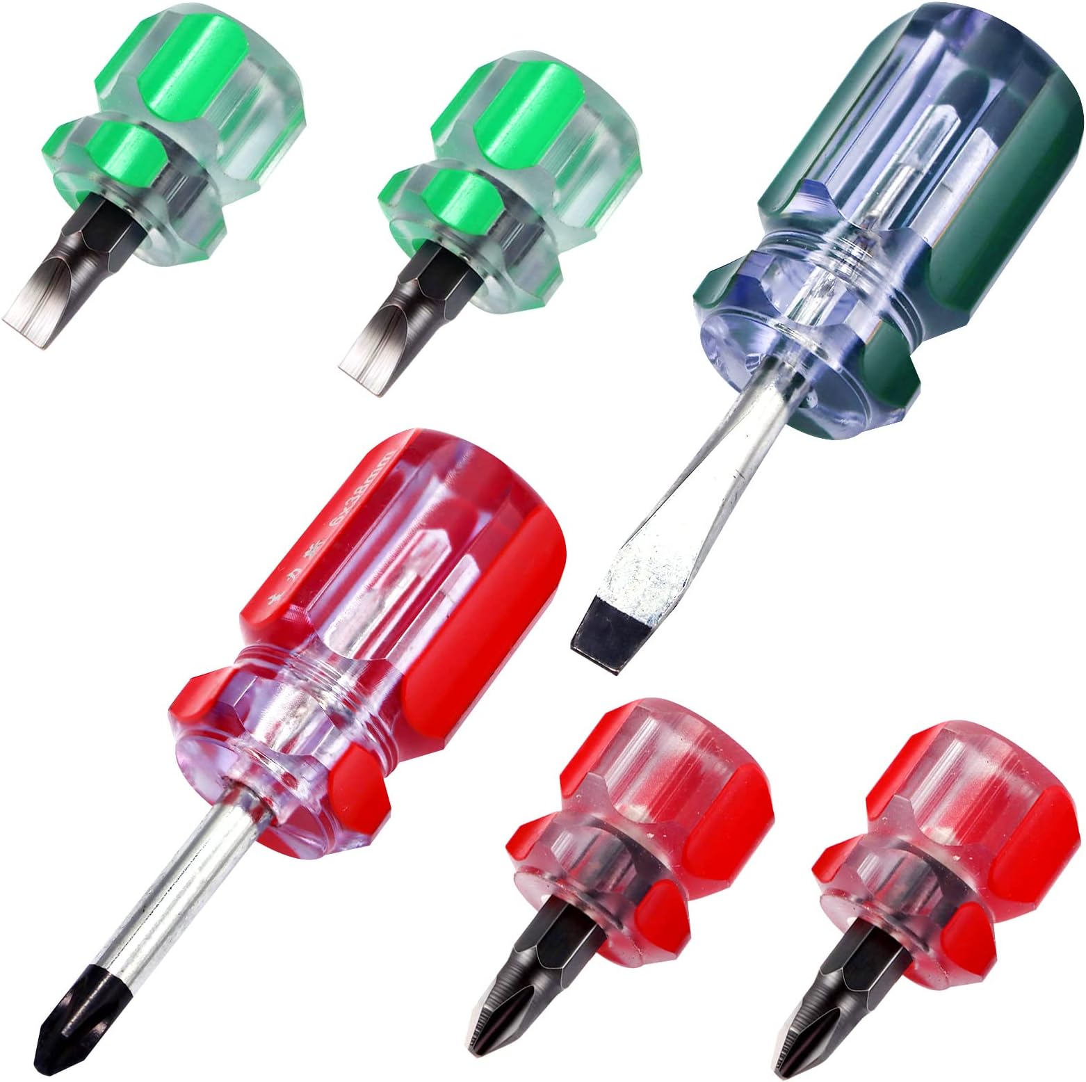 Silverline Stubby Screwdriver Set 4pce (893790) : Amazon.co.uk: DIY & Tools