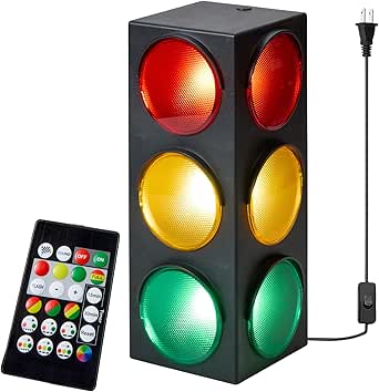 Amazon.com: Playbees Traffic Light Lamp 12.25 inches USB Traffic Light ...