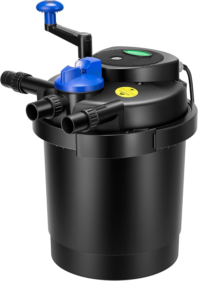 Amazon.com : VIVOGROW Bio Pressure Pond Filter, with 13W UV-C Light ...