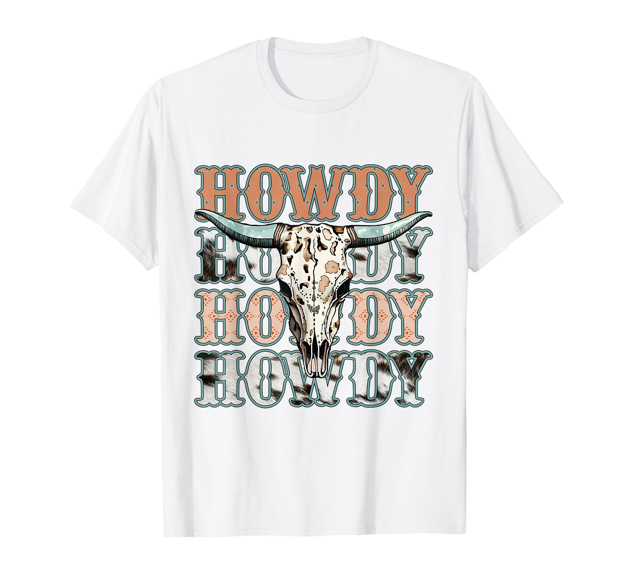 Amazon.com: Howdy Southern Western Cow Country Rodeo Cowgirl Vintage T ...