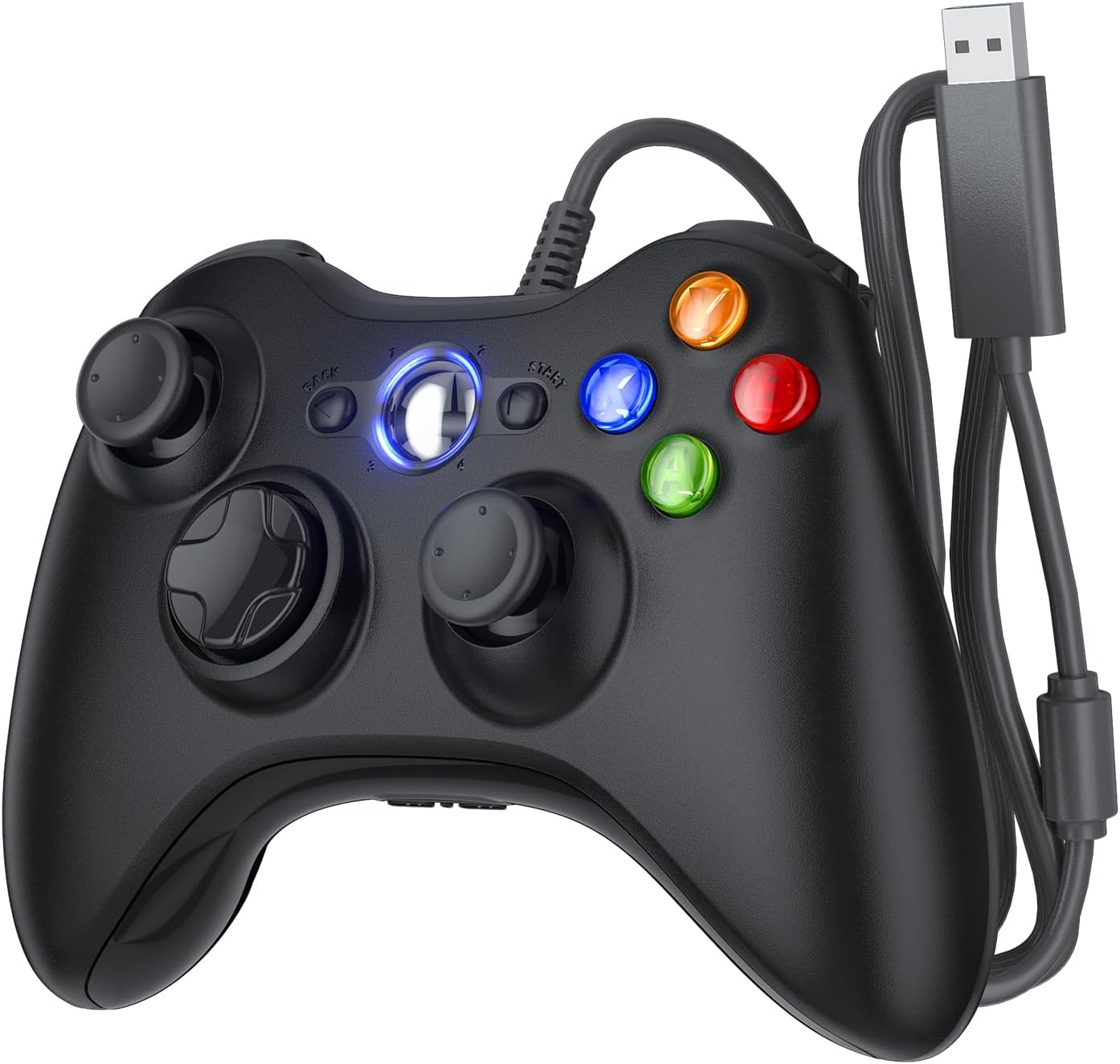 GGiking Controller for Xbox 360 Console, USB Gaming PC Gamepad ...