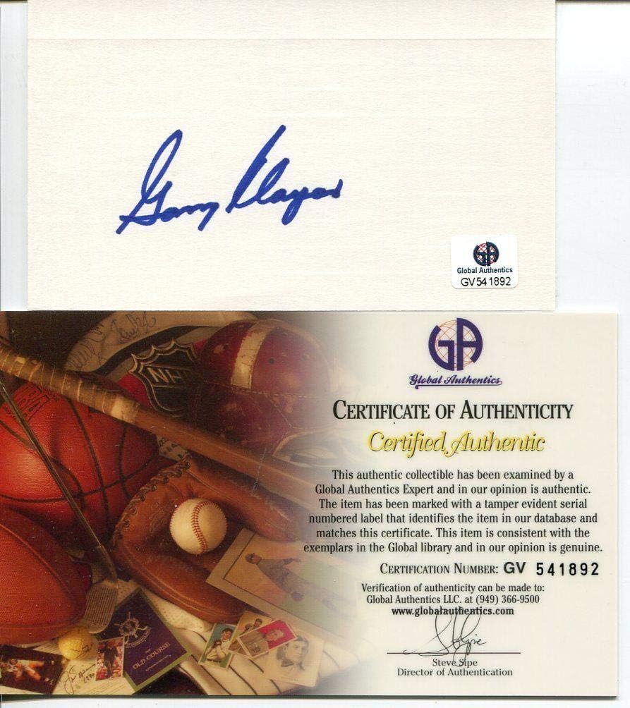 Gary Player Masters Champ U.S. Open PGA Golf HOF Signed Autograph COA ...