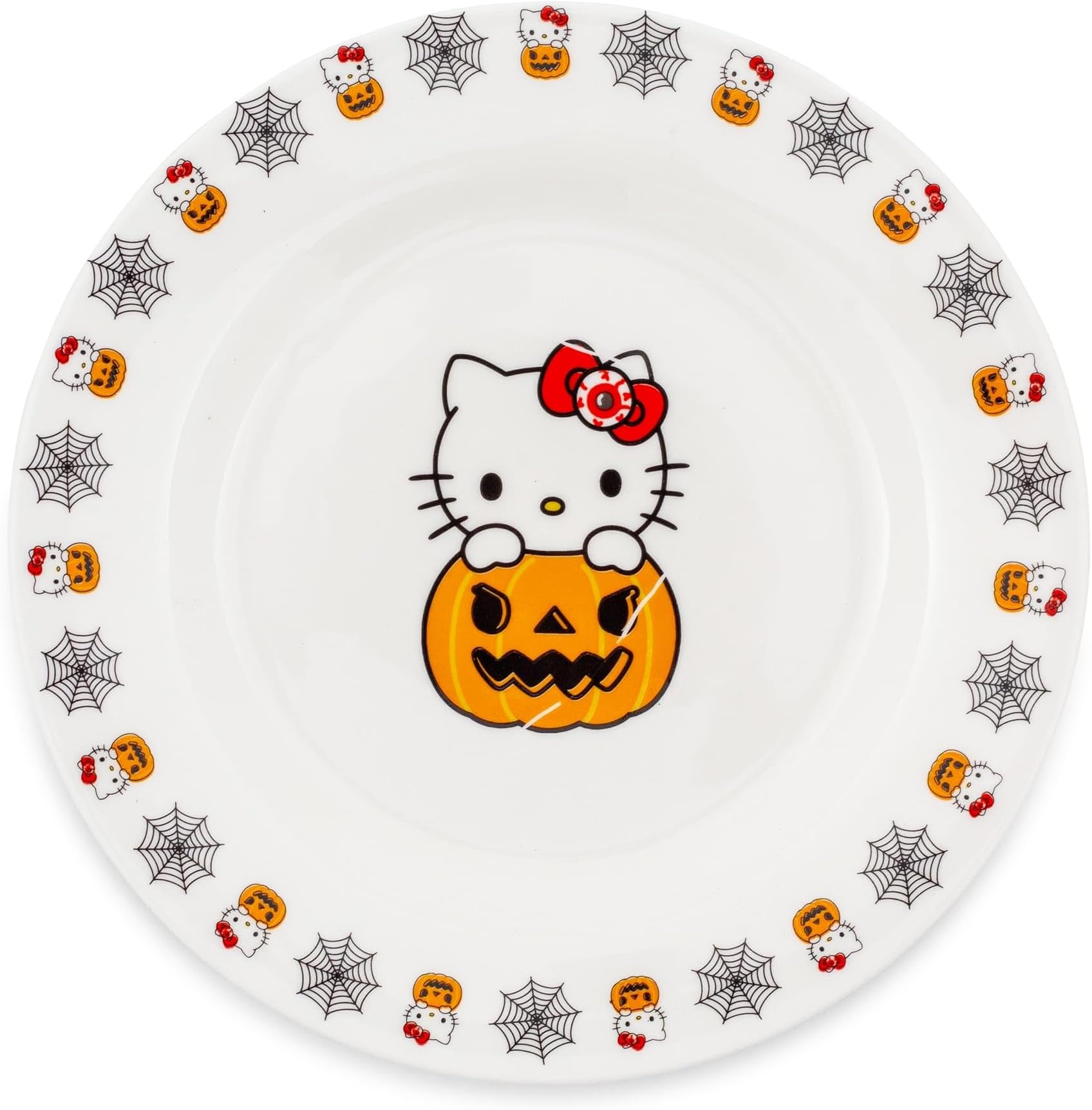 Amazon.com | Bioworld Hello Kitty 8 Bamboo Plates (Set of 4) - HKC ...