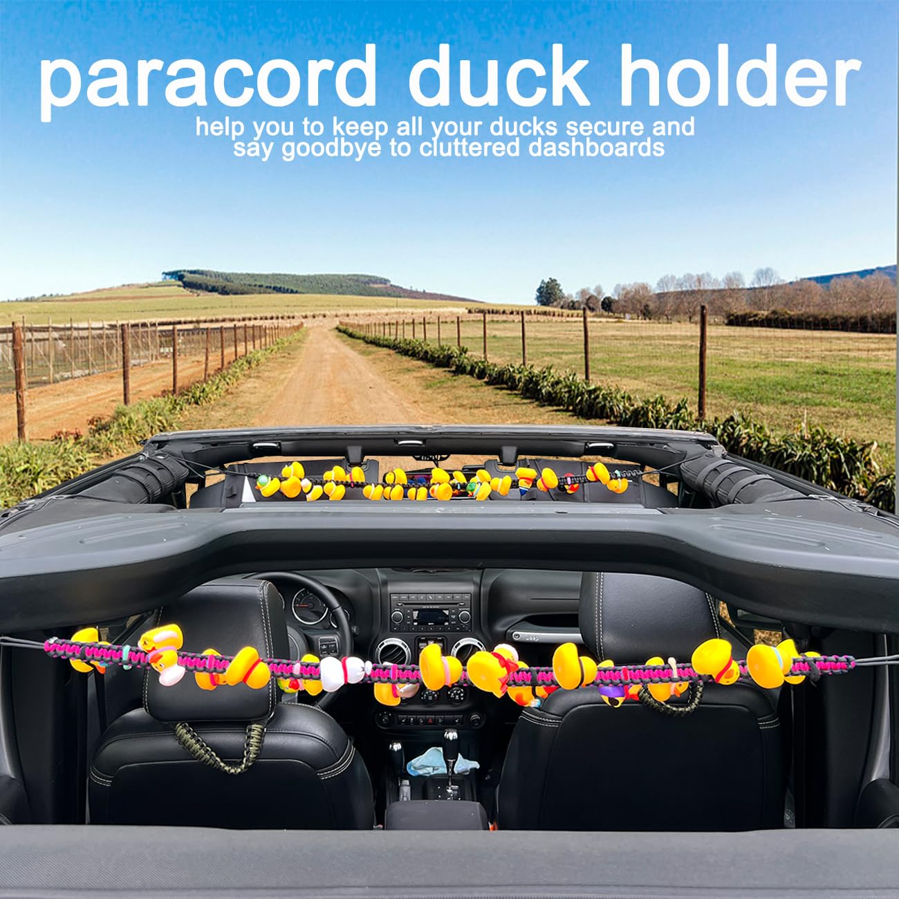 Snapklik.com : Rubber Ducks Holder For Jeep,Paracord Duck Holder For Jeep Wrangler YJ TJ JK JL ...