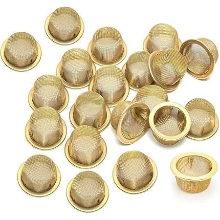 Amazon.com: 200 Pieces Pipe Screens Brass Screens, Premium 1/2 Inch ...