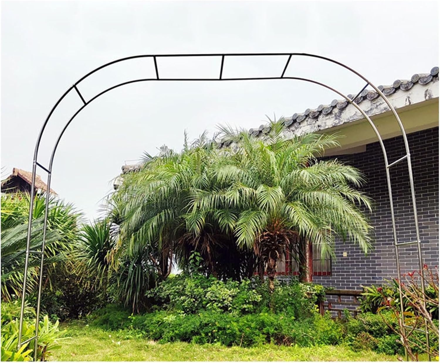 Amazon.com : Metal Rose Arch Outdoor Garden Arche Arbor Arbour Plant ...