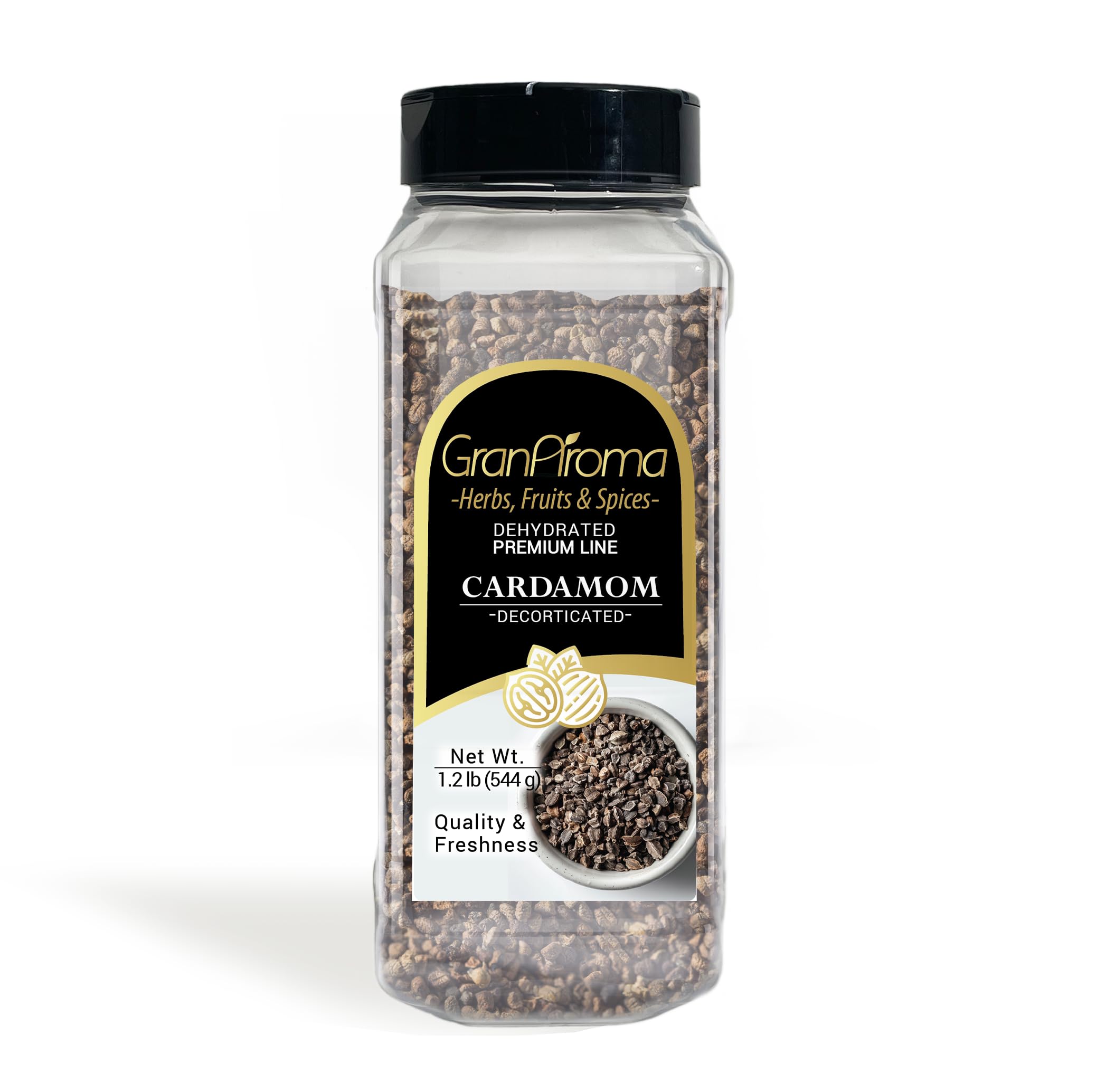 Amazon.com : GranAroma Decorticated Cardamom, Versatile Spice, Indian ...