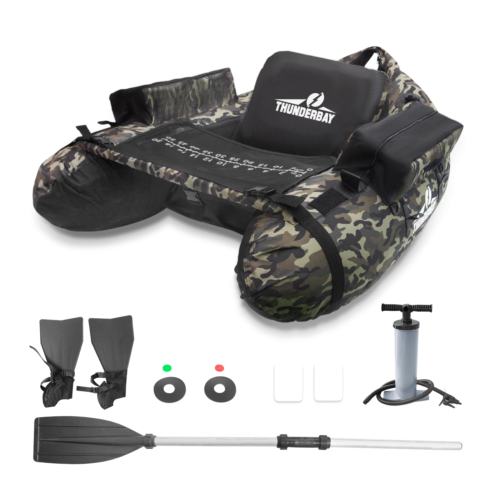 Amazon.com : ThunderBay Inflatable Float Tube, Fishing Float Tube with ...