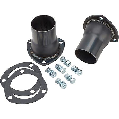 A-Team Performance - 3” Header Collector Kit with Gaskets 3" Inlet and ...