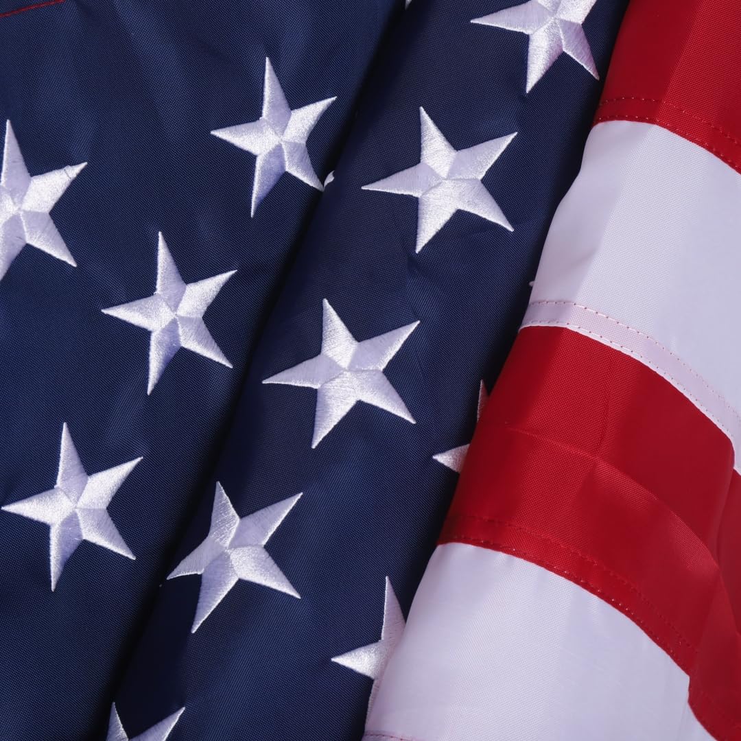 Amazon.com : American Flag 5x8 Outdoor Heavy Duty - Premium US Flag 5x8 ...
