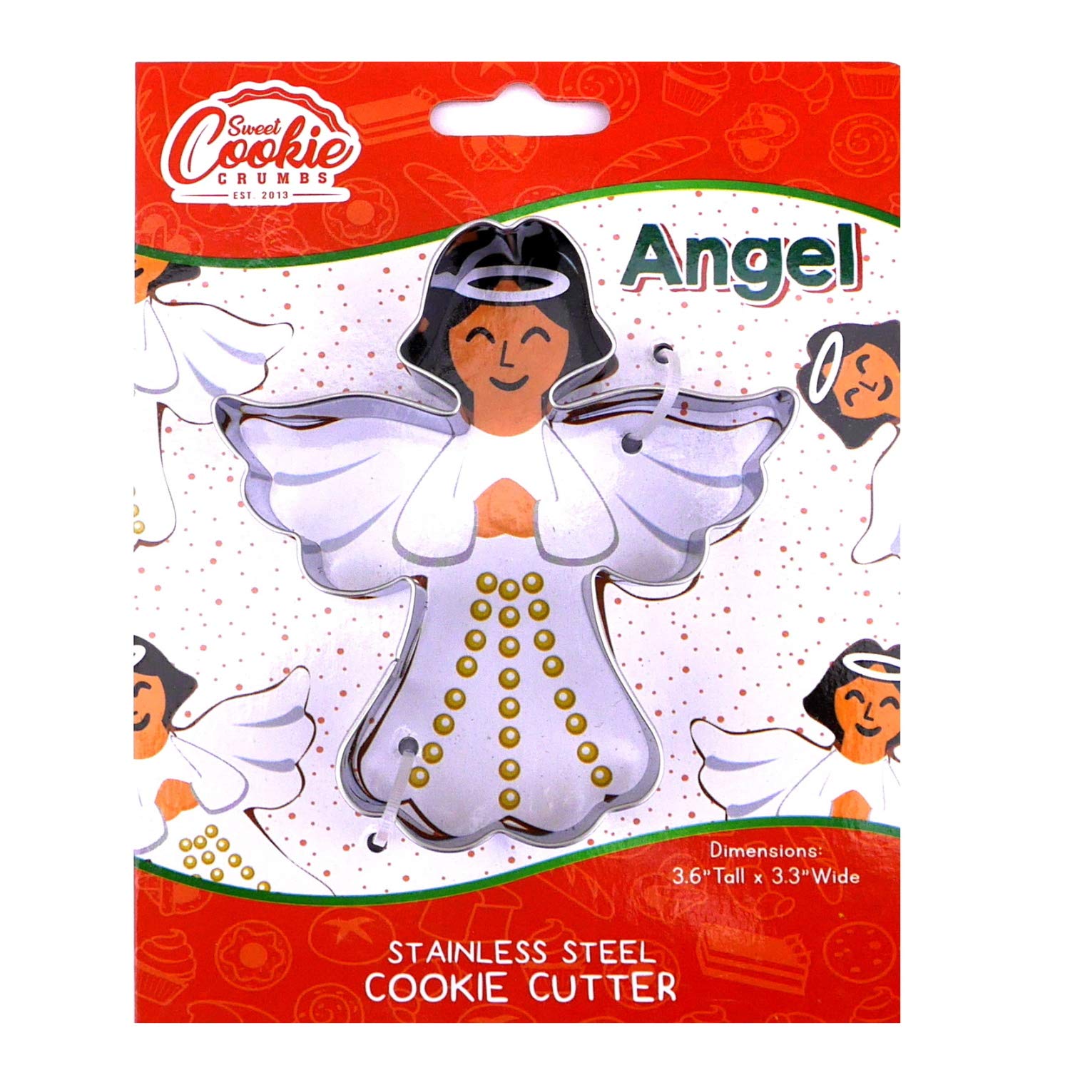 Amazon.com: Angel Cookie Cutter, Premium Food-Grade Stainless Steel ...