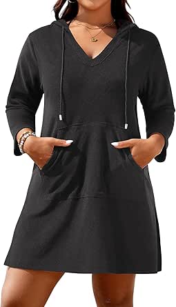 Daci Plus Size Women Terry Cloth Swimsuit Cover Up Long Sleeve Beach ...