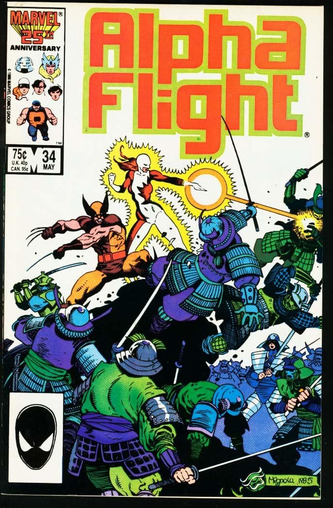 Amazon.com: ALPHA FLIGHT #34-MARVEL COMICS-WOLVERINE ORIGIN NM ...