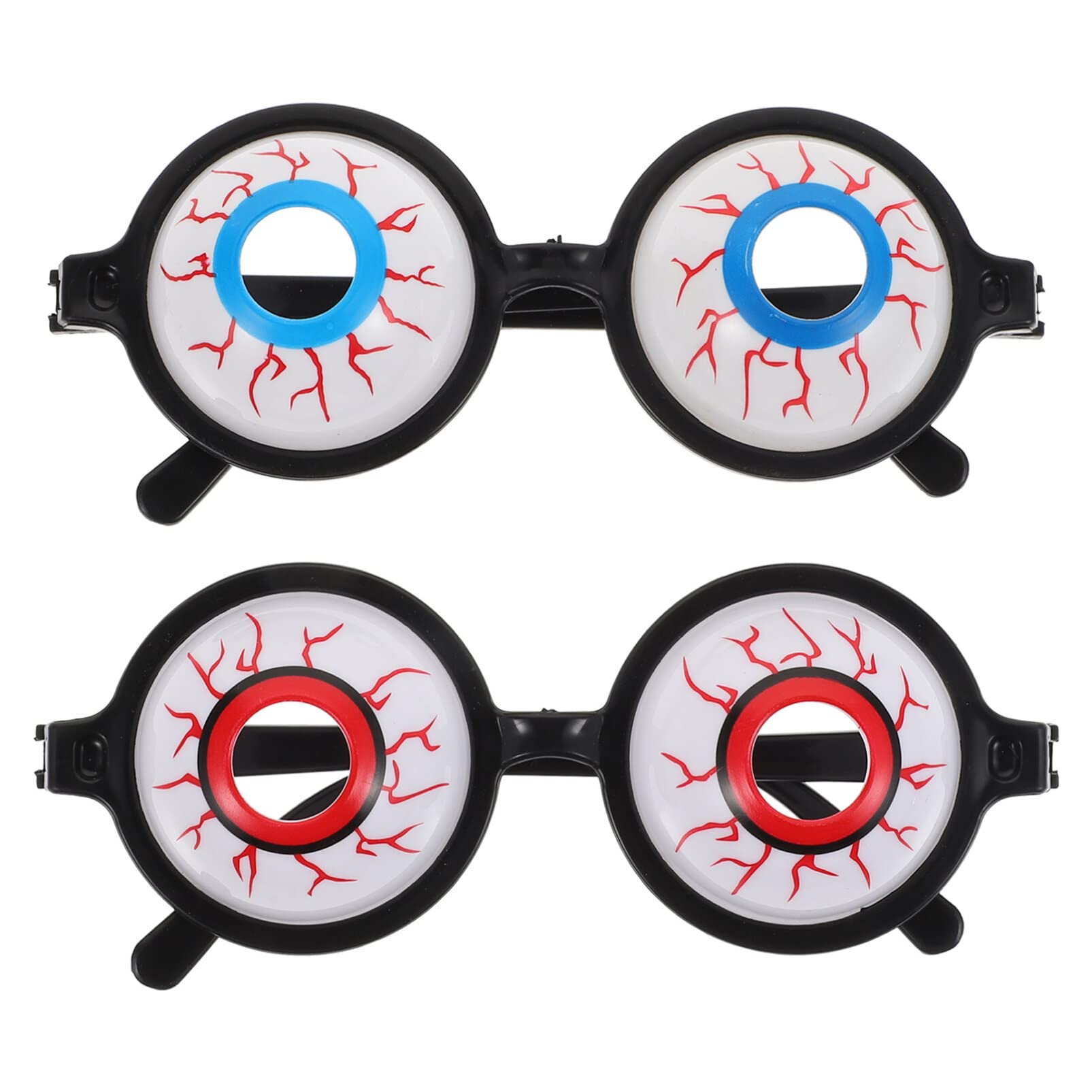 Amazon.com: Kisangel 2Pcs Funny Eye Glasses Funny Costume Eye Glasses ...