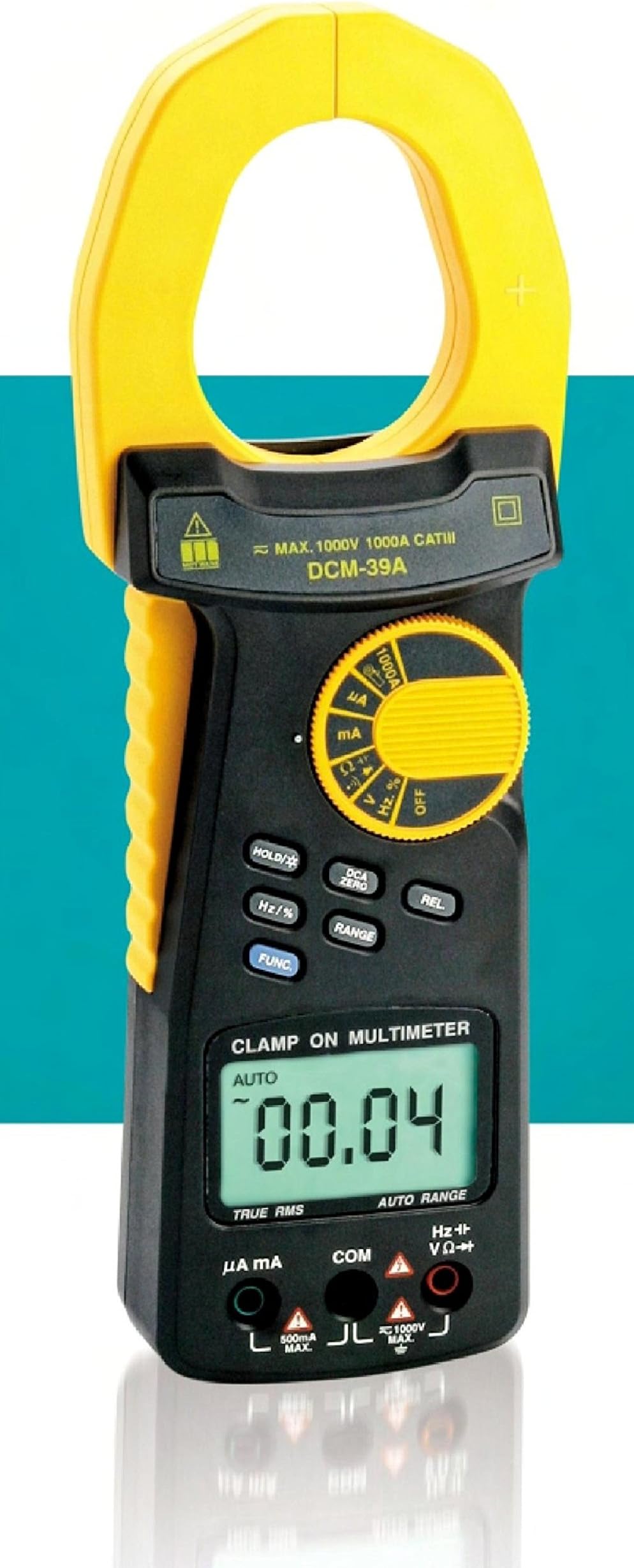 Motwane DCM 39A - 1000 A AC/DC TRMS Multifunction Clamp Meter : Amazon ...