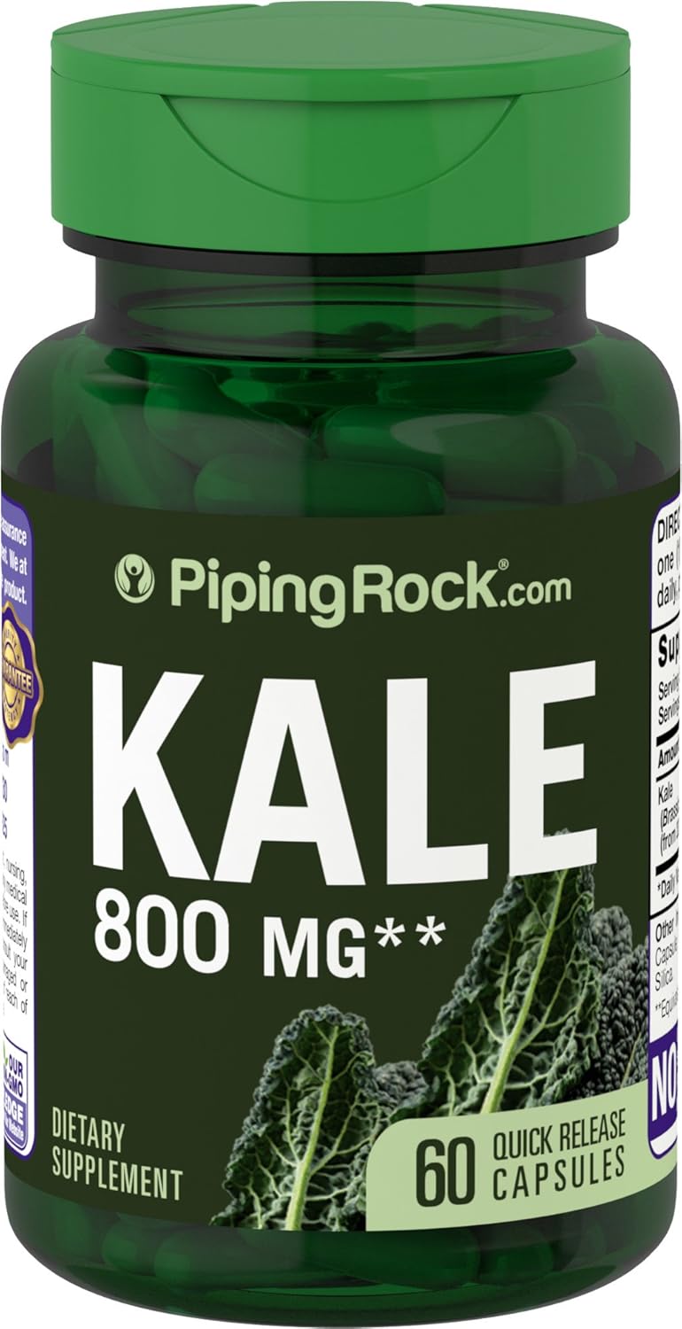 Amazon.com: Kale 800 mg 60 Capsules Supplement : Health & Household