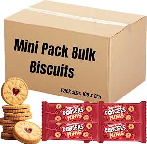 Mini Jammie Dodger 20g - 4 Biscuits Perpack Bulk Biscuits Cookies ...