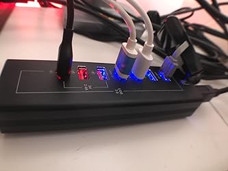 Amazon.com: LATORICE USB Hub Powered, 13 Multi-Port USB Hub with 10 USB ...