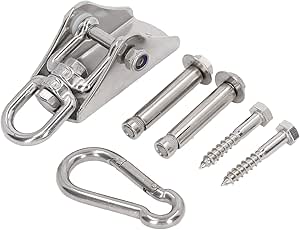 Amazon.com: 360 Degree Rotation Swing Hanger - Suspension Carabiner ...