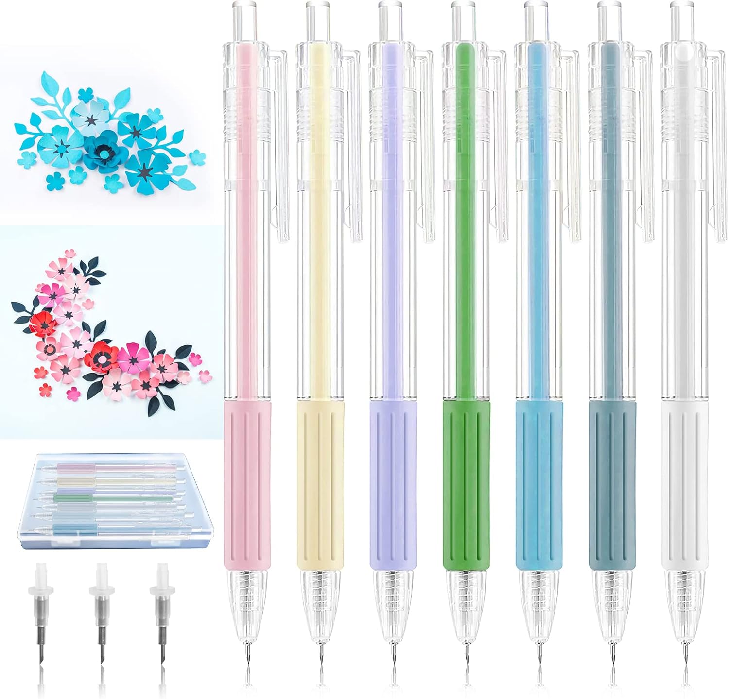 OneNine Knife Pen Craft Cutting Tools, 7pcs Precision Paper Cutter Pen ...