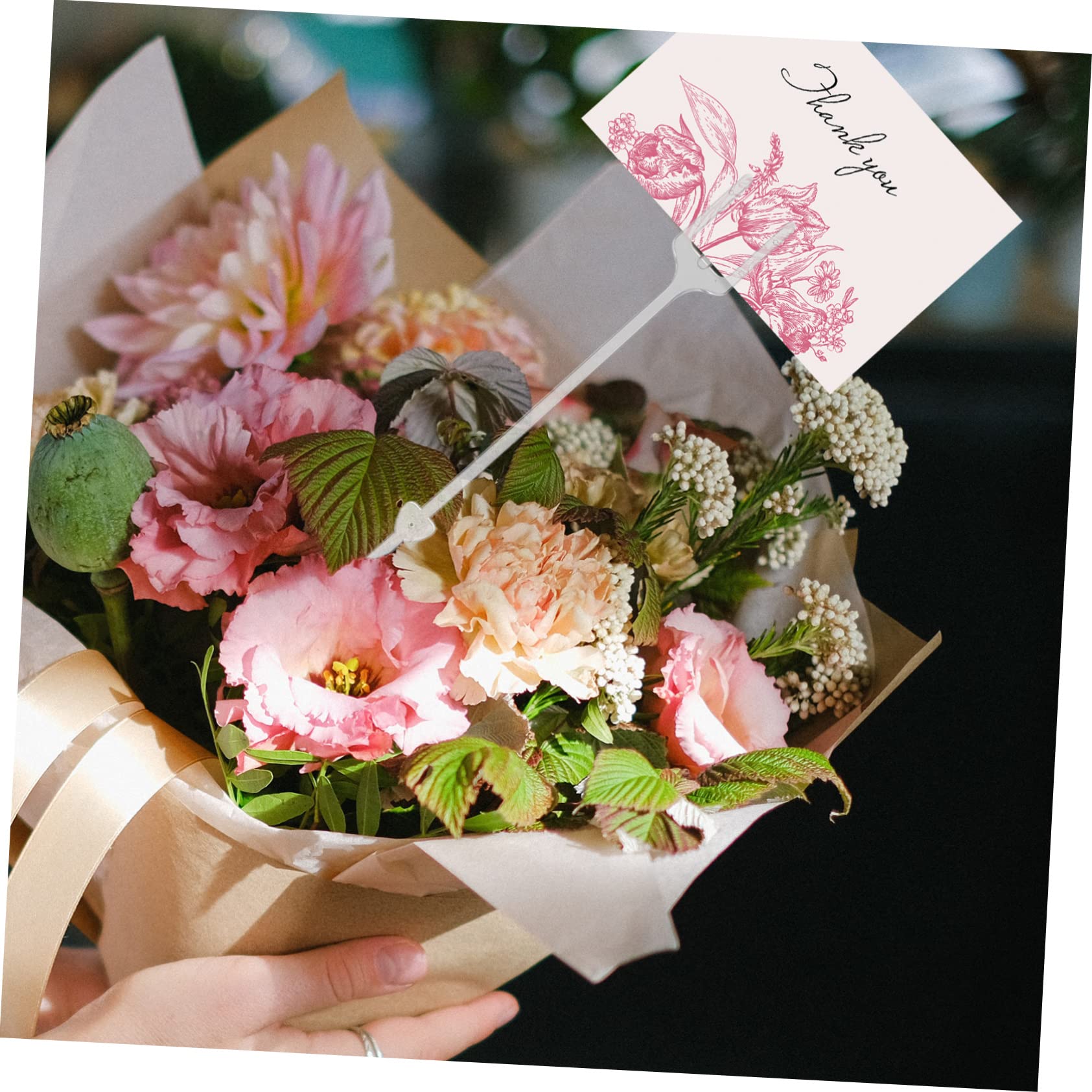 Pick Flower Homemade Card Holders Floral Card Holder Picks Floral
