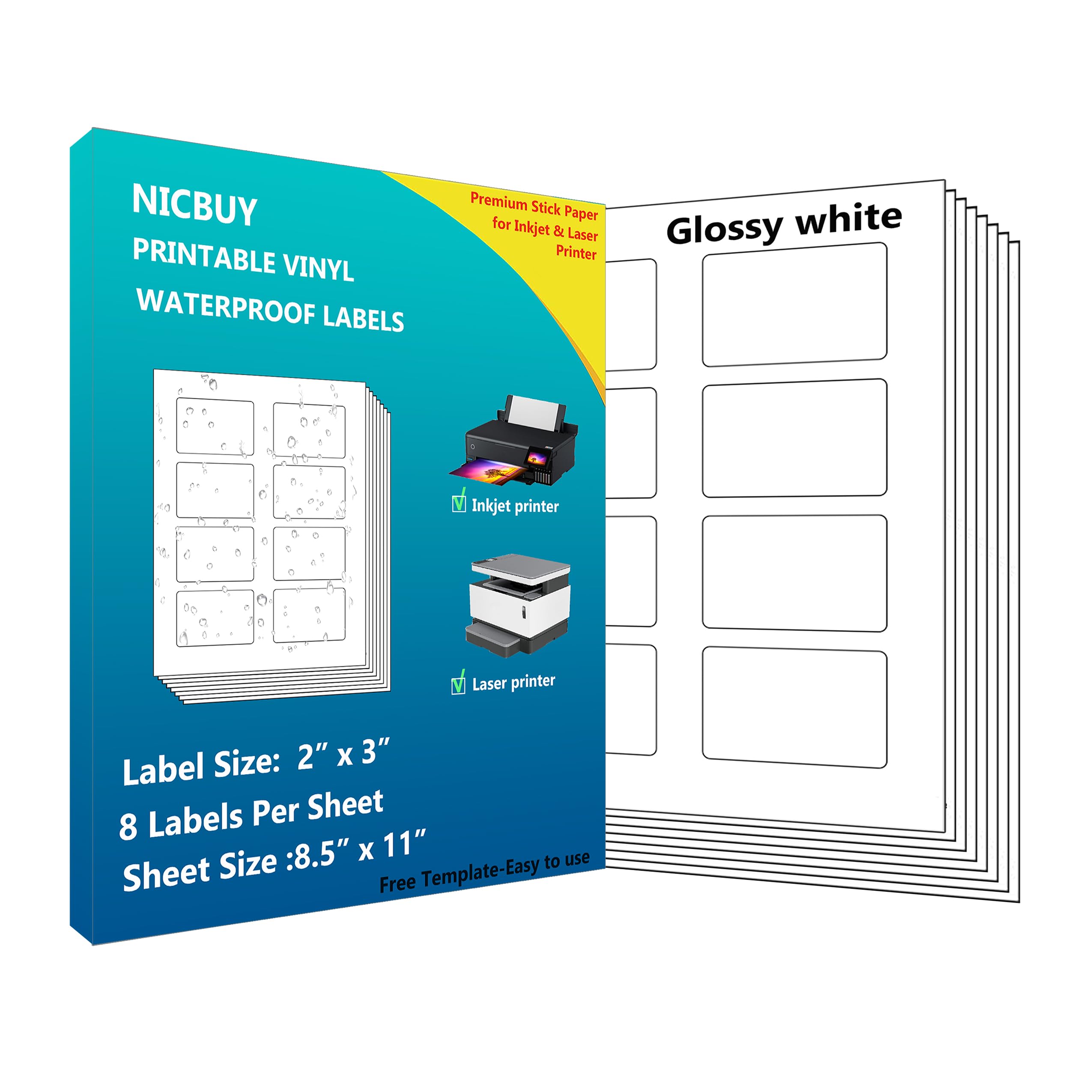 Waterproof Printable Labels