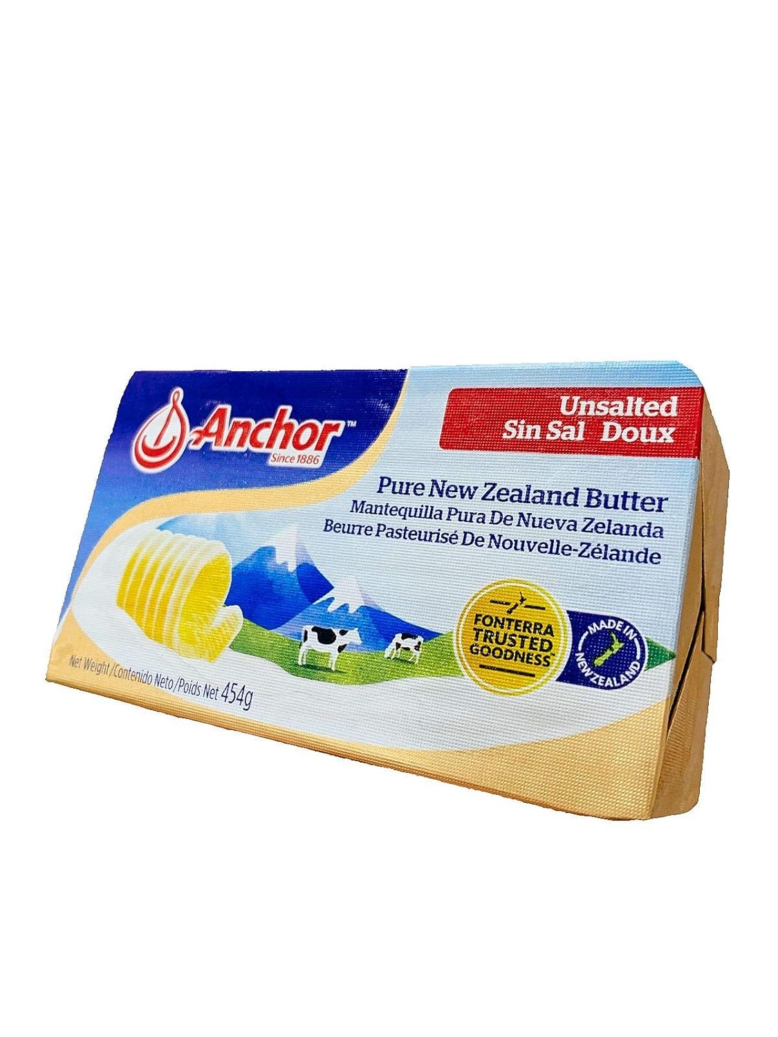 Amazon.com: Anchor Butter New Zealand, Salted. Pack of 2 x 16oz packs ...