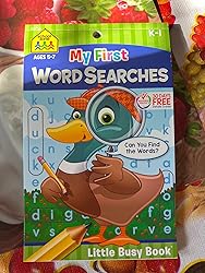 School Zone - My First Word Searches Workbook - Ages 5 to 7 ...