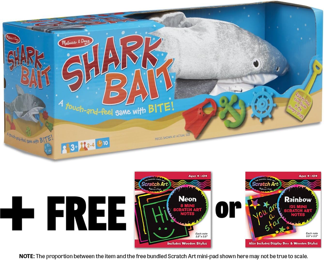 Amazon.co.jp: [メリッサ ・ ダグ]Melissa & Doug Shark Bait Game Family Game ...