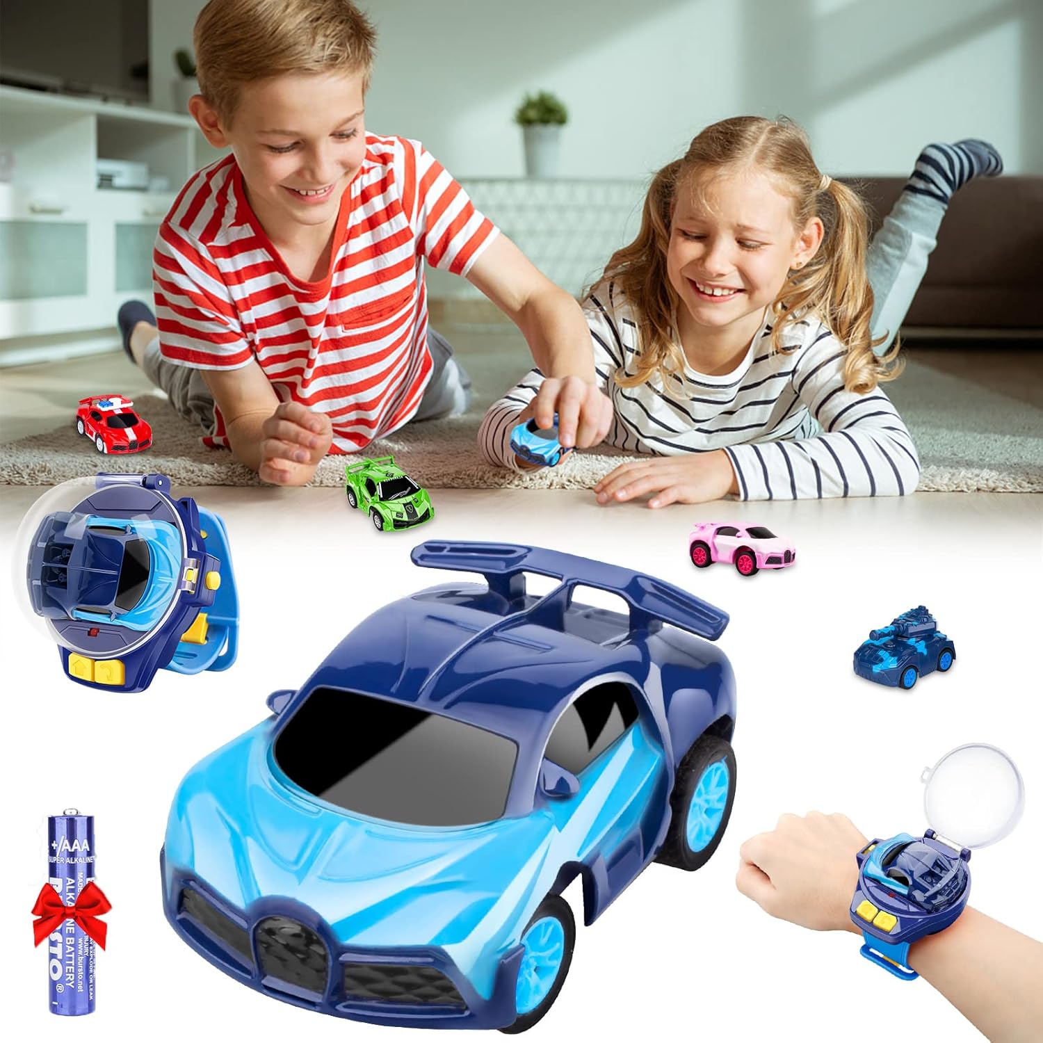 Amazon.com: CYOIDAI MRHUGE Watch Remote Control Car Toy, Upgraded 2 ...