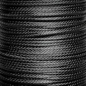 Hercules Bulk Ropes Solid Braid Nylon Rope (Black, 5/16"" x 50 ...