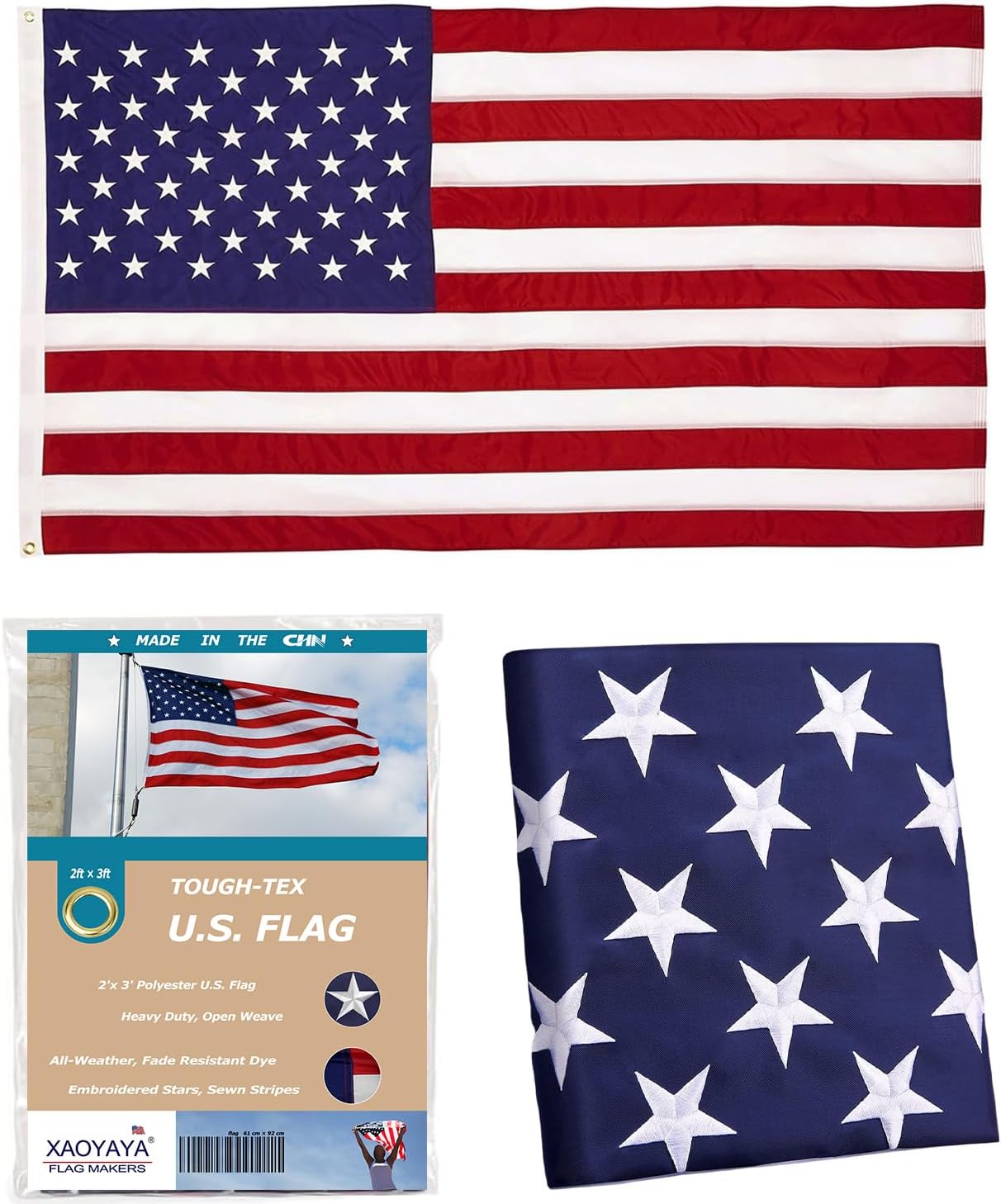 Amazon.com : American Flags for Outside 2x3 ft | American Flag ...