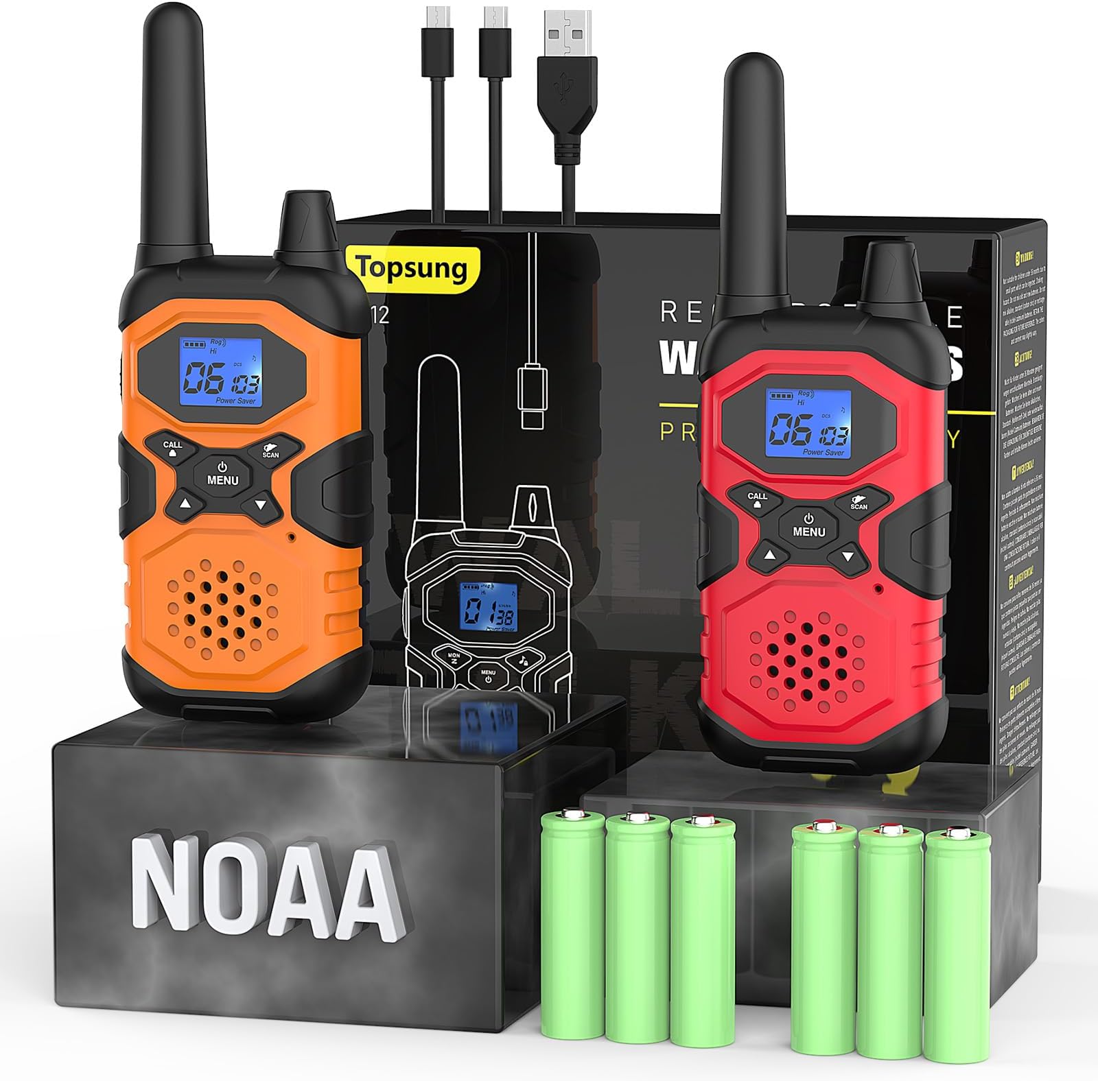 Amazon.com: Radtel RT-730 10W Heavy Duty Walkie Talkie, Tri Band Ham ...