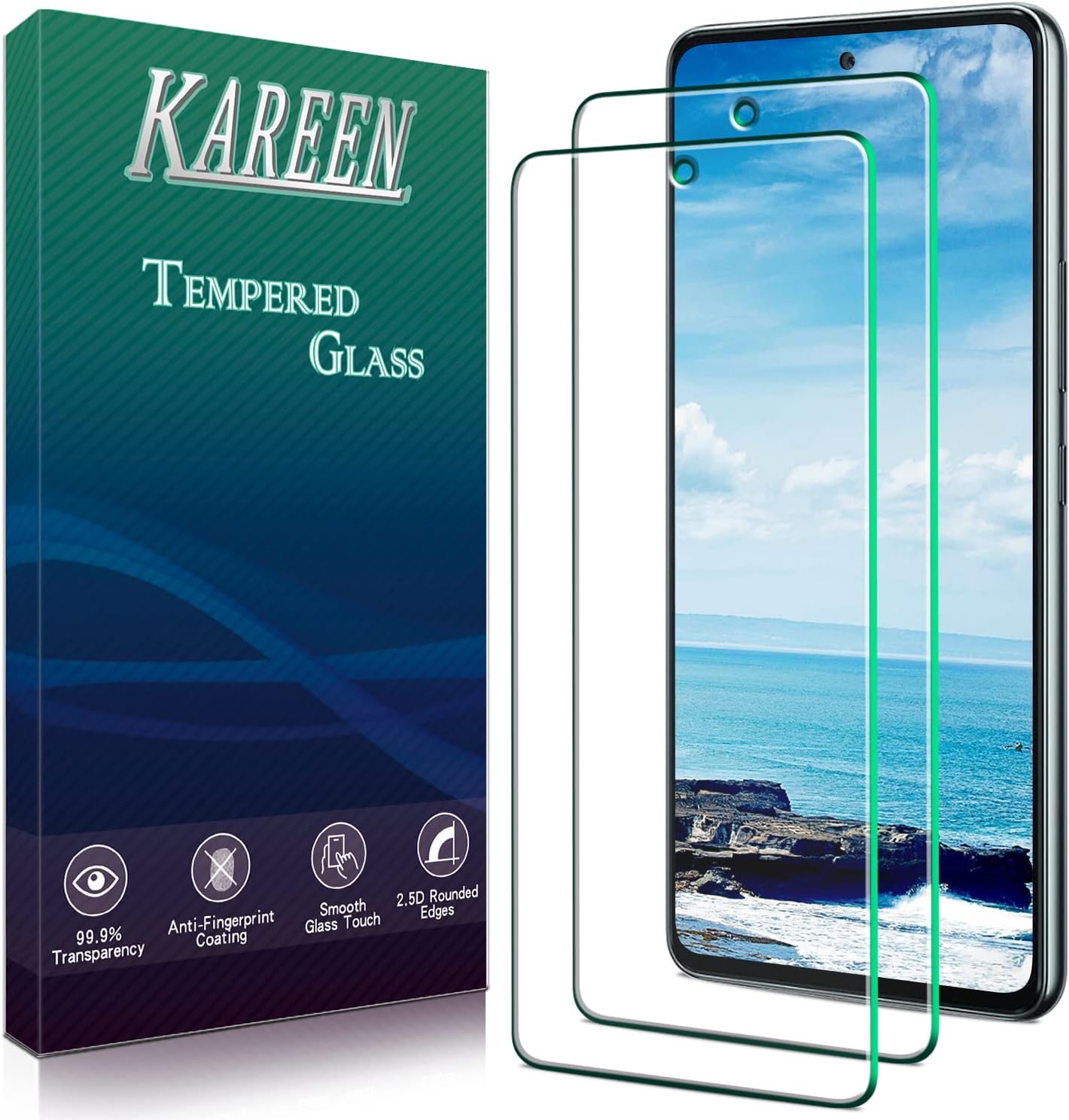 Amazon.com: KAREEN [2 Pack] Privacy Screen Protector for Samsung Galaxy ...