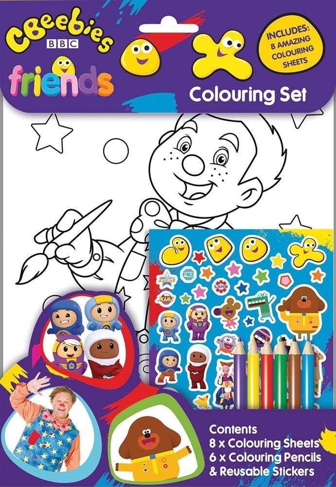 Disney- Cbeebies Colouring Set, CECST : Amazon.co.uk: Toys & Games