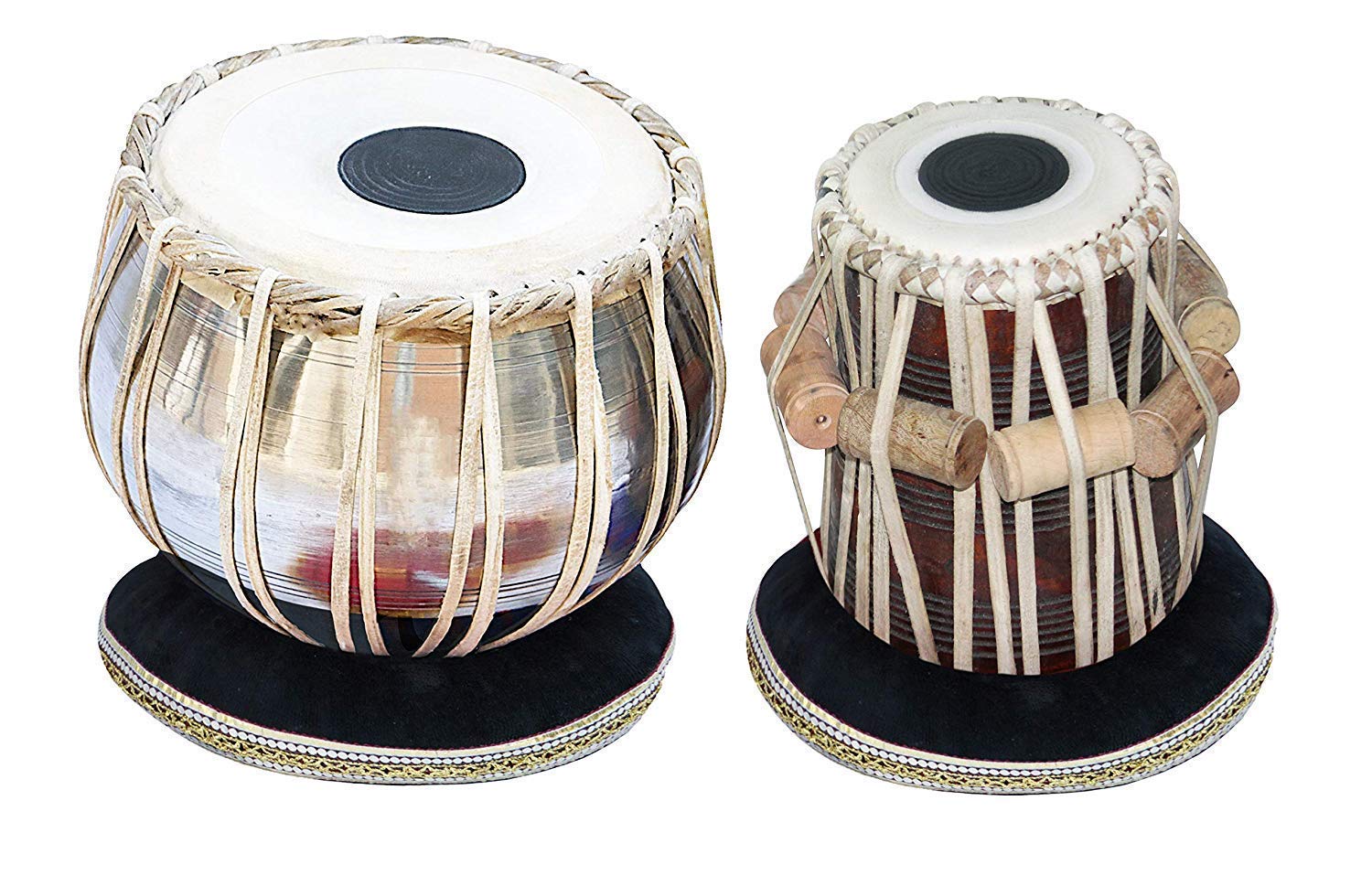 STOCK MANIA® Tabla Set, Basic Tabla Drums Set, Steel Bayan, Dayan with ...