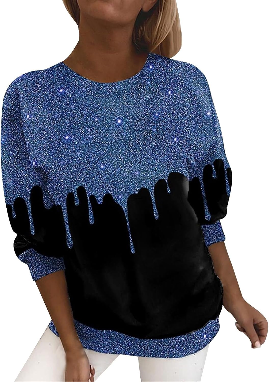 Amazon.com: New Years Eve Outfits Women Sparkly,Womens Sequin Tops Plus ...