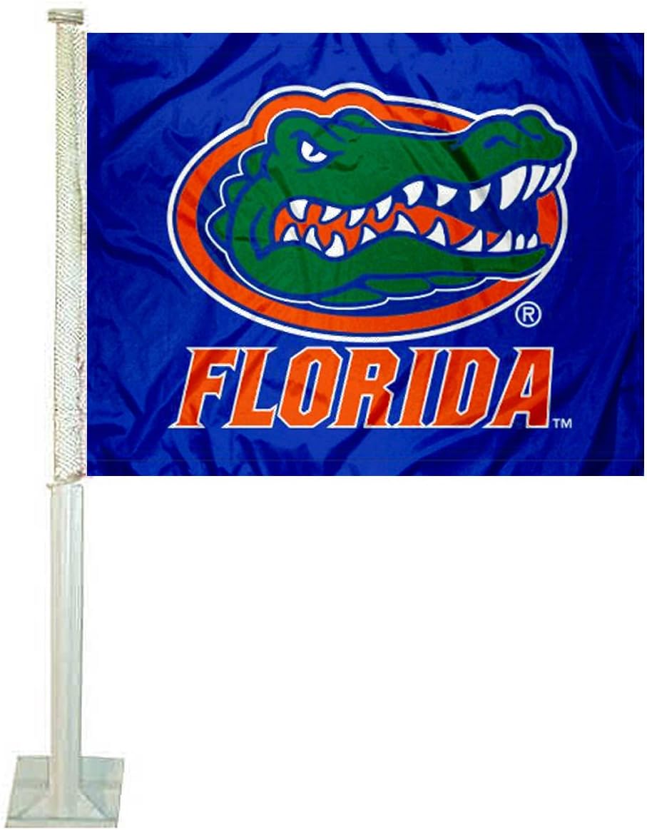 Amazon.com : College Flags & Banners Co. Florida Gators Blue Car Flag ...